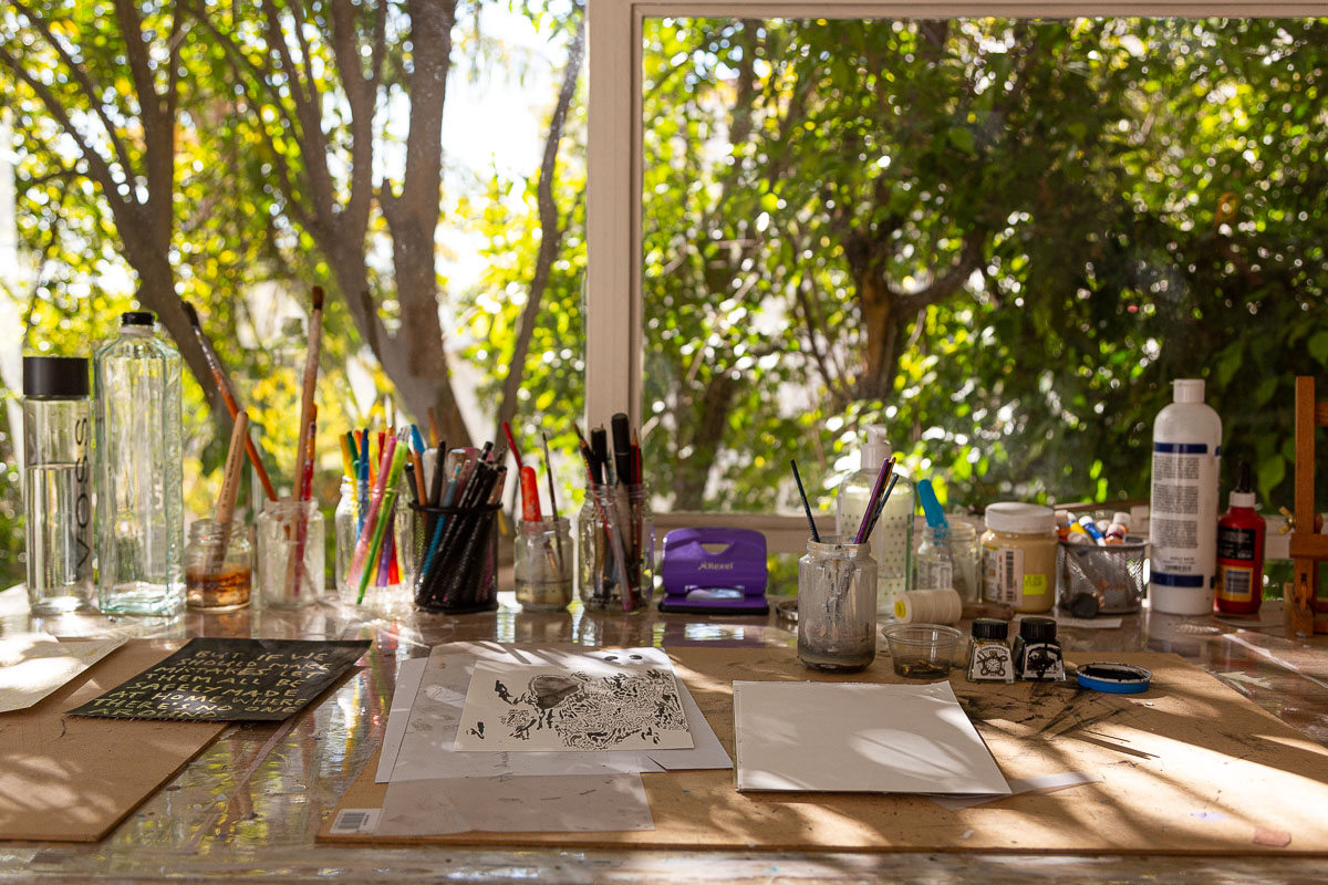 In the Studio with artist Balekane Legoabe | StateoftheART