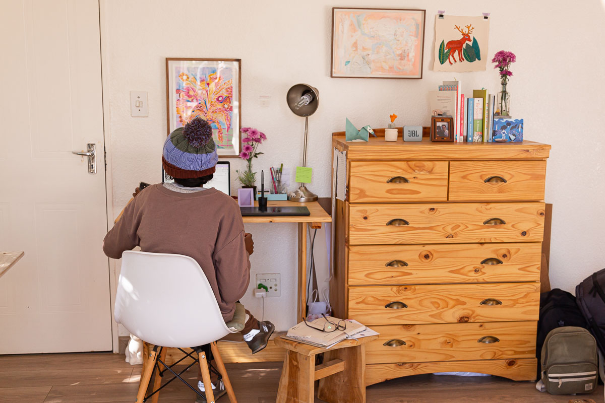 In the Studio with artist Balekane Legoabe | StateoftheART