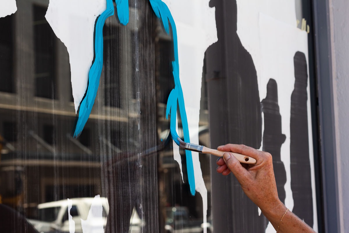 Artist Tharien Smith's mural for IPAF 2023 | StateoftheART
